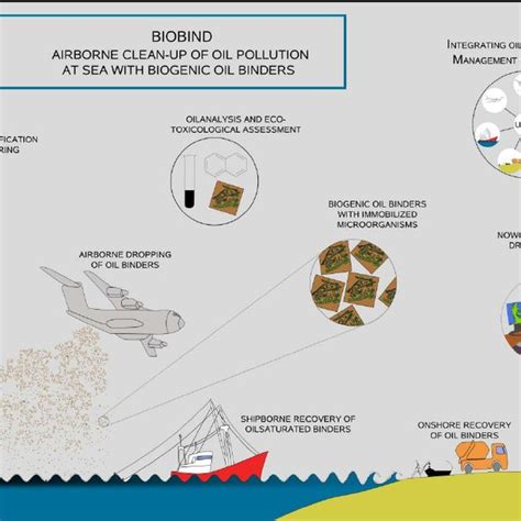 Schematic Outline On The Oil Spill Response Research Project Biobind Download Scientific