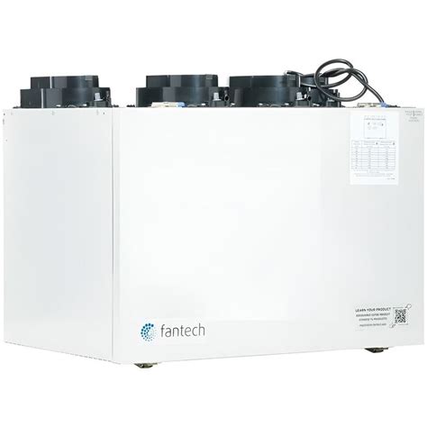 Fantech Vhr70r Es Heat Recovery Ventilator With 5 Top Port 70 Cfm