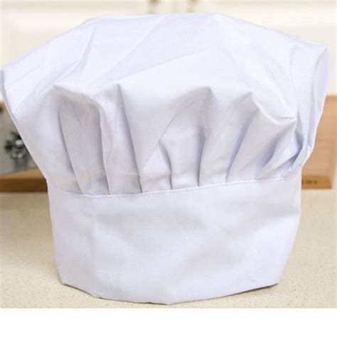 Gorro De Cocinero Blanco Para Niños Juguete De Co Grandado