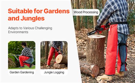 Vevor Chainsaw Chaps 36 2 Apron Style Chainsaw Safety Chaps Class C Medium Vevor Ca