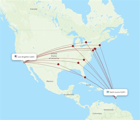 Flights From Los Angeles To Saint Lucia Lax To Uvf Airlines And Best