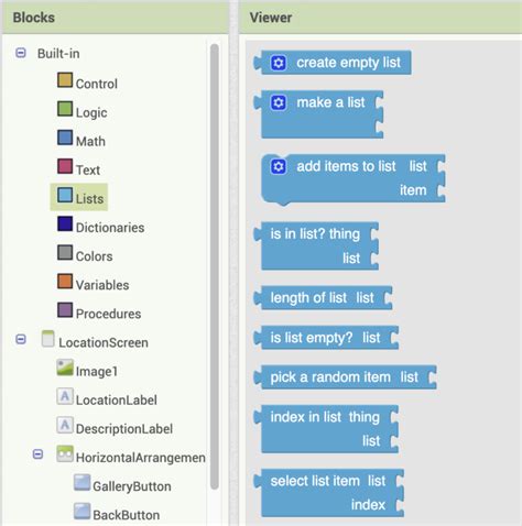 variables y listas en app inventor technovation girls