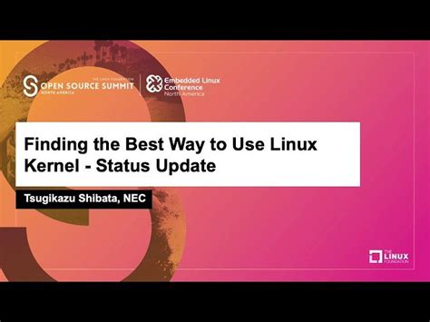 Free Video Finding The Best Way To Use Linux Kernel Status Update