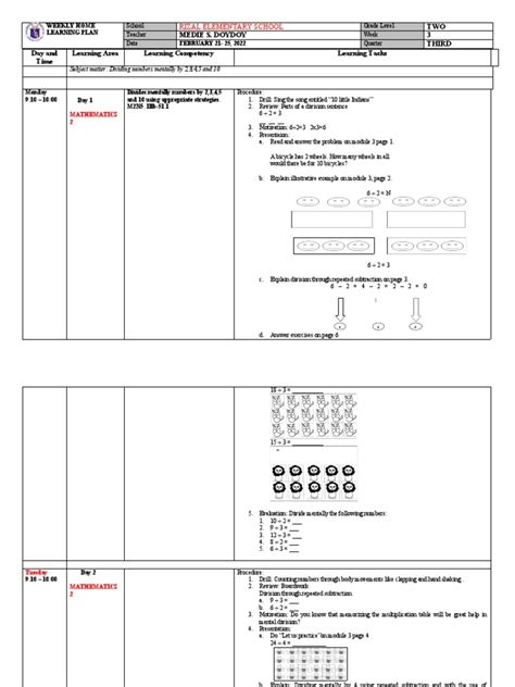 Dlp Math 2 Pdf Mathematics Cognitive Science