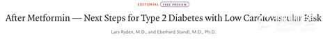 最新一期nejm连发两文，聚焦糖尿病的治疗 研究进展 医咖会