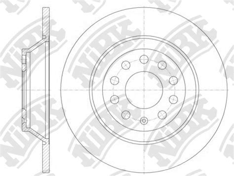 Nibk Brakes Application Cross Reference And Image For Nibk Rotor
