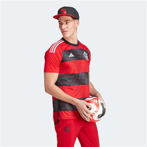 Adidas 2023 24 Flamengo Mens Home Soccer Jersey Prosoccer