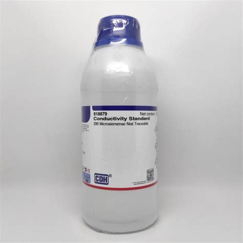 Conductivity Standard 390 Microsiemense Nist Traceable 500ml Syaf Unica Indonesia