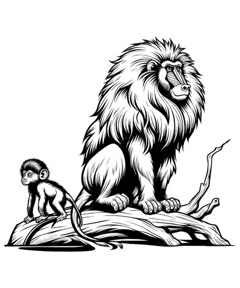 Páginas Para Colorir De Babus Arte Vetorial E Ilustração Vetor Premium