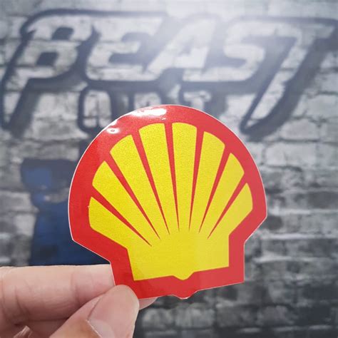 Shell Sticker Shell Shell Reflecitve Sticker Beast Art Shopee