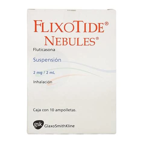 Flovent Nebules Solution Fluticasone 2mg 2ml 10 Ampoules Respiratory Diseases Mx