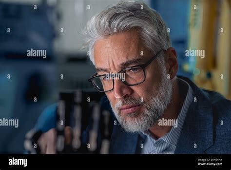 Robotics Engineer Adjusting Calibring Robotic Prosthetic Hand Concept Of Modern Technology In