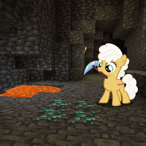 Mlpfim X Minecraft Diamonds By Featherquietart Mlp On Deviantart