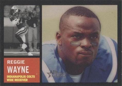 2005 Topps Heritage Reggie Wayne 6 For Sale Online Ebay