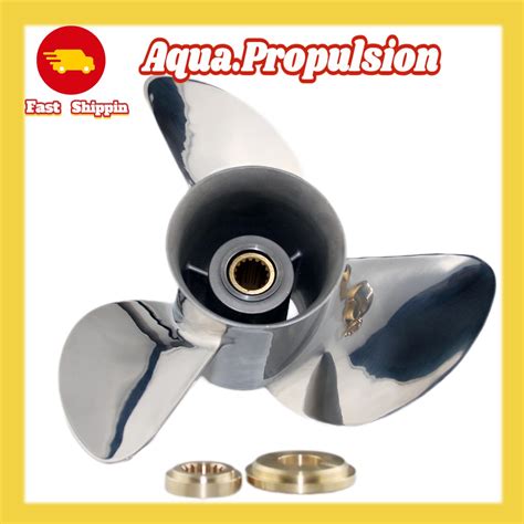 Marine Flooring For Boat 145x19 Stainless Steel Propeller For Yamaha