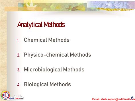 Different Techniques Of Pharmaceutical Analysis Pdf