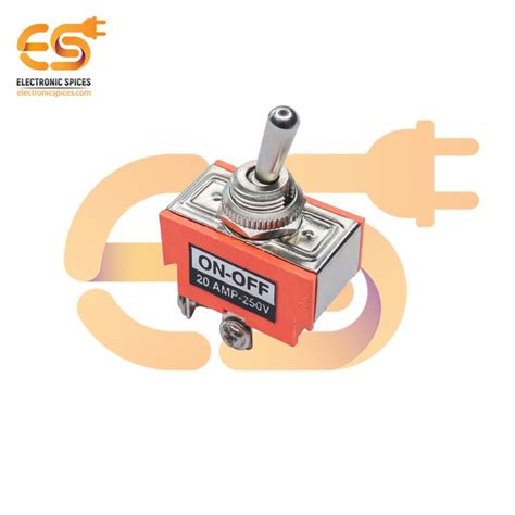 Buy 20a 250v 4 Pin Mini Toggle Switch Onoff Orange 2pcs