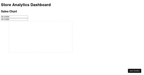 Analytics Codesandbox