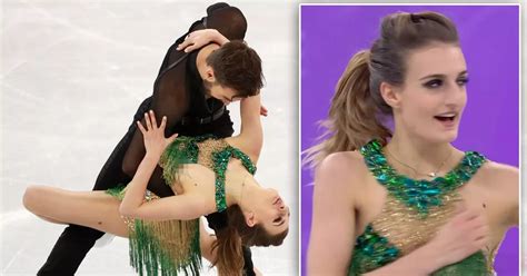 French Ice Dancers Oops