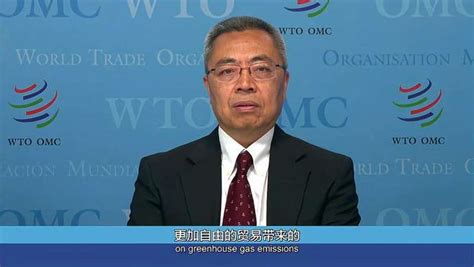 Wto副总干事张向晨：维护生态文明需国际社会携手努力财经商界名人好看视频