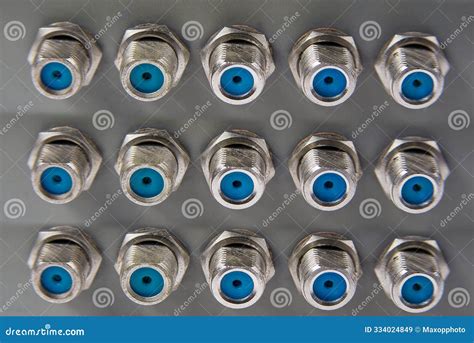 Use Multi Plug Adapter On White Background Stock Image 281754277