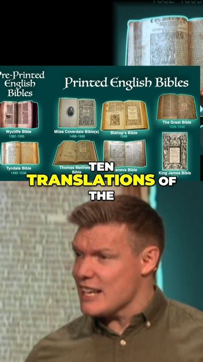 Wes Huff Reveals How Bible Translations Evolved Over Time And Its Not