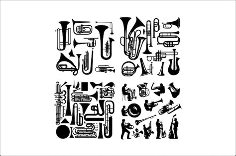 Brass Vector Brass Silhouette Brass Instrument Vintage Brass Brass