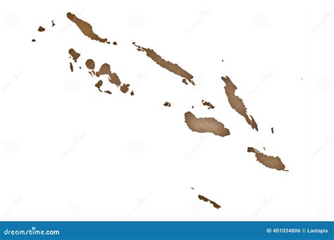 Solomon Islands Outline Map Vector Illustration 323786052