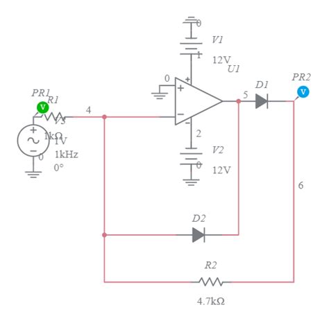 Halfwaverectifier Multisim Live