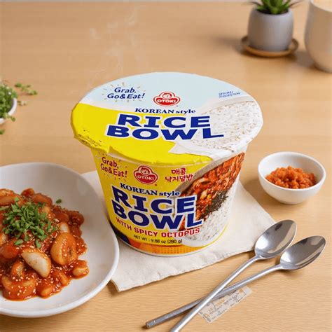 Korean Style Rice Bowl With Spicy Octopus 988 Oz 0