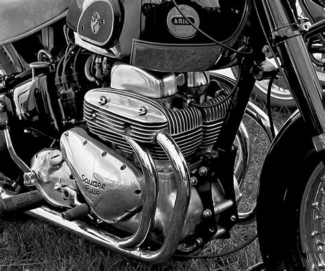 Classic Ariel Square Four Engine Motorcycles