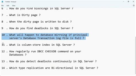 sql dba interview questions 7 youtube