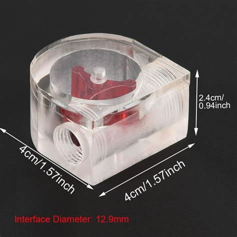 Pc Water Cooling3 Impeller Flow Meter Computer Water Cooling Water Flow