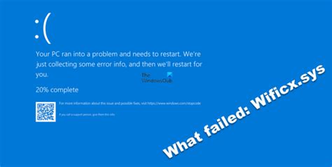 Fix Wificxsys Failed Blue Screen On Windows 1110
