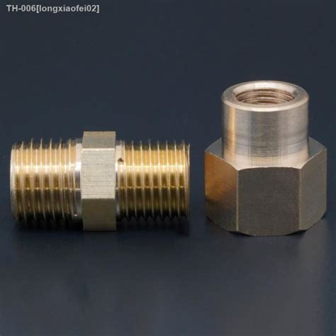 ☁ M10 M14 M18 M20 M22 14 12 Bsp Male Female Thread Hex Brass Pipe