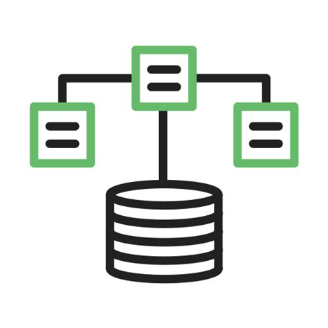 Distributed Database Generic Outline Color Icon