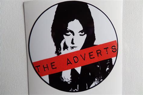 The Adverts Large Punk Vinyl Sticker Savage Amusement
