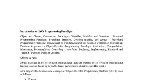 Unit 2 App Introduction To Java Programming Paradigms And Concepts