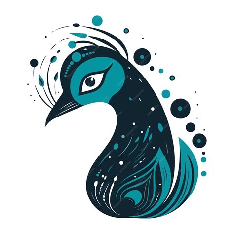 Premium Vector Peacock Vector Illustration Hand Drawn Peacock With