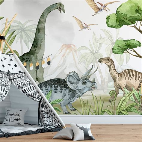 Dinosaurs In Jurassic Park Wall Mural Ccm092 Costacover