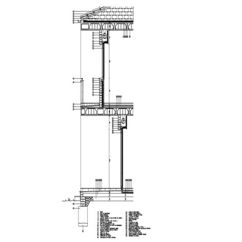 Detail Of Wall Section D View Cad Structural Block Layout File In Dwg Format Artofit