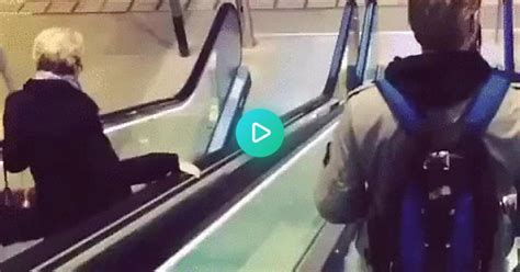 Im Going To Beat You Down The Escalator  On Imgur