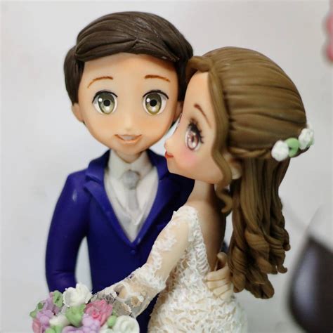 Custom Bride And Groom Cake Topper Bride And Groom T Etsy