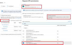 Sites Selected API Permissions For SharePoint Access Vlad S SharePoint Blog