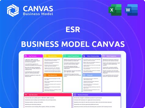 Esr Business Model Canvas Files Wordexcel