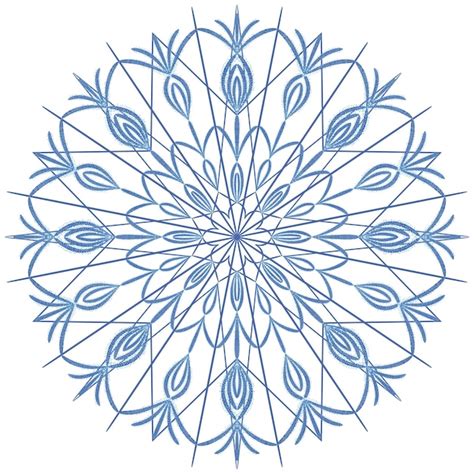 Flocon De Neige Vecteur Premium