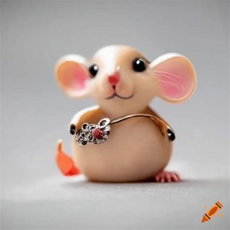 Small Cute Mouse Making Jewellery On Craiyon