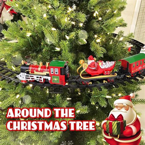 Christmas Train Sets Under Tree Cute Train Town Scene Set Up Under The