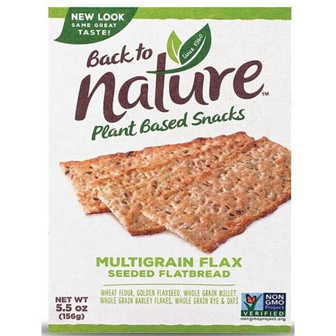 Back To Nature Multigrain Flax Seeded Flatbread 5 5 Oz Box Swanson®