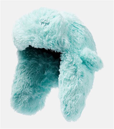 Faux Fur Hat In Blue Ruslan Baginskiy Mytheresa